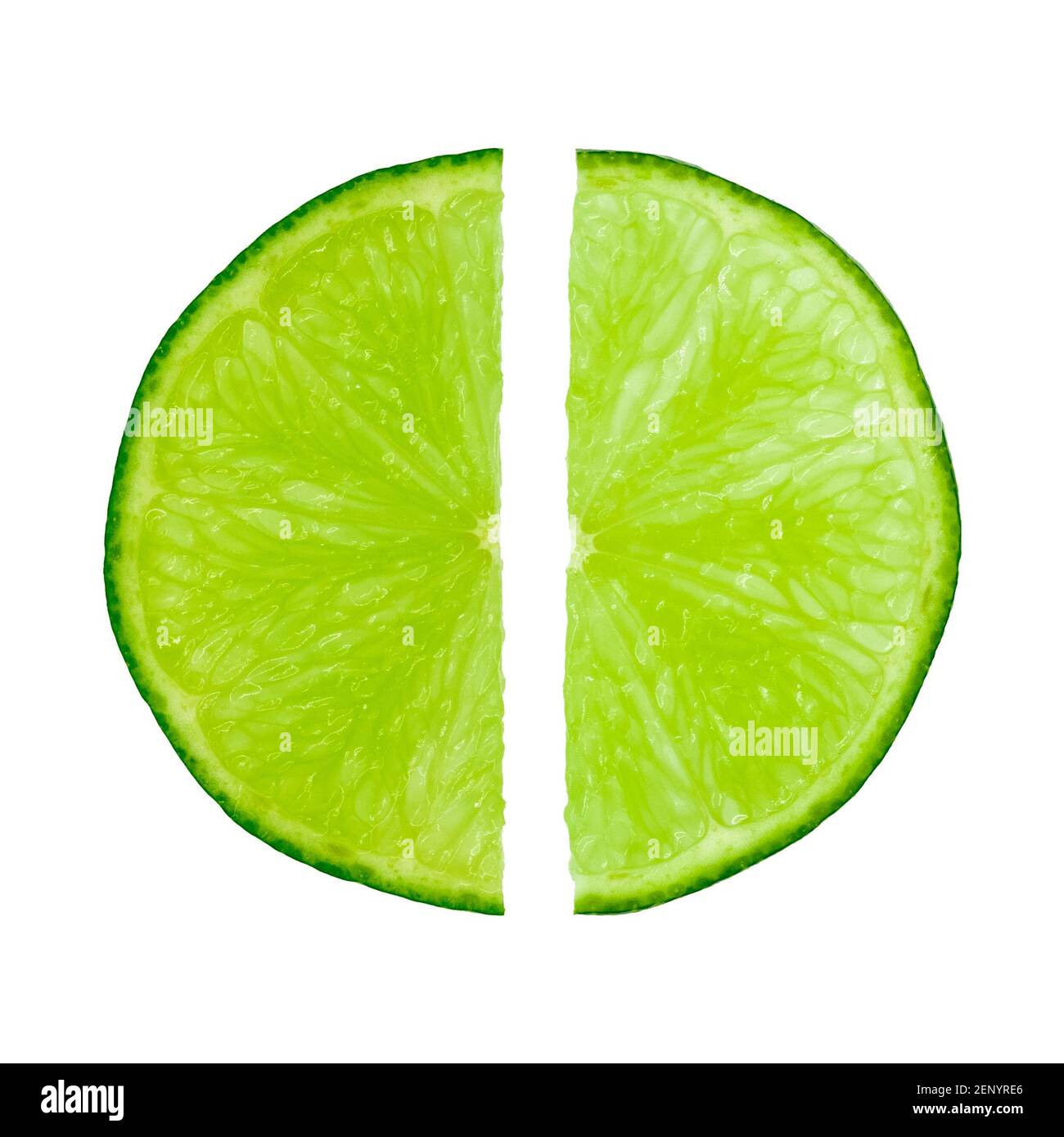 Lime isolated on white hi-res stock photography and images - Alamy