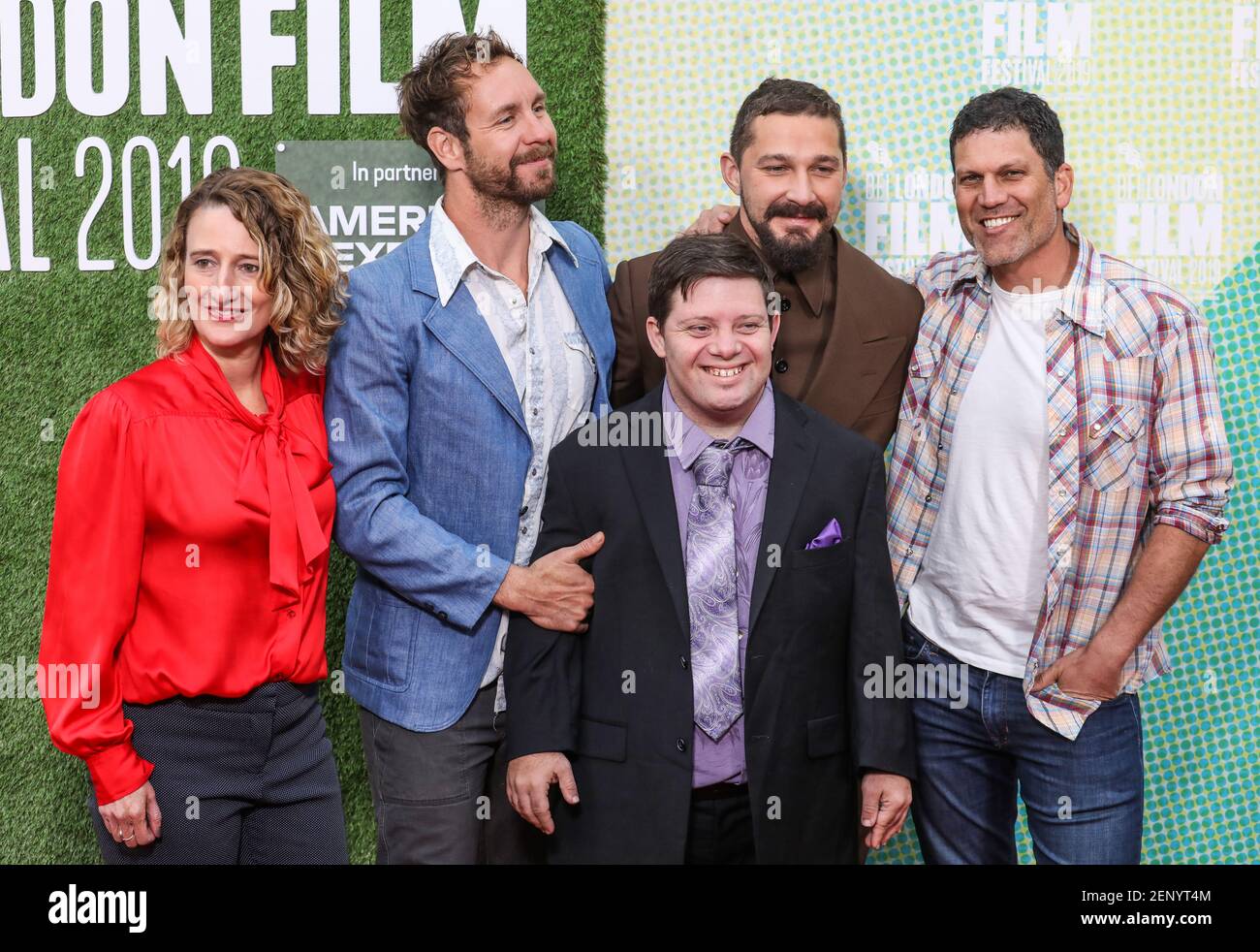 Tricia Tuttle, Tyler Nilson, Zack Gottsagen, Shia LaBeouf and Michael ...