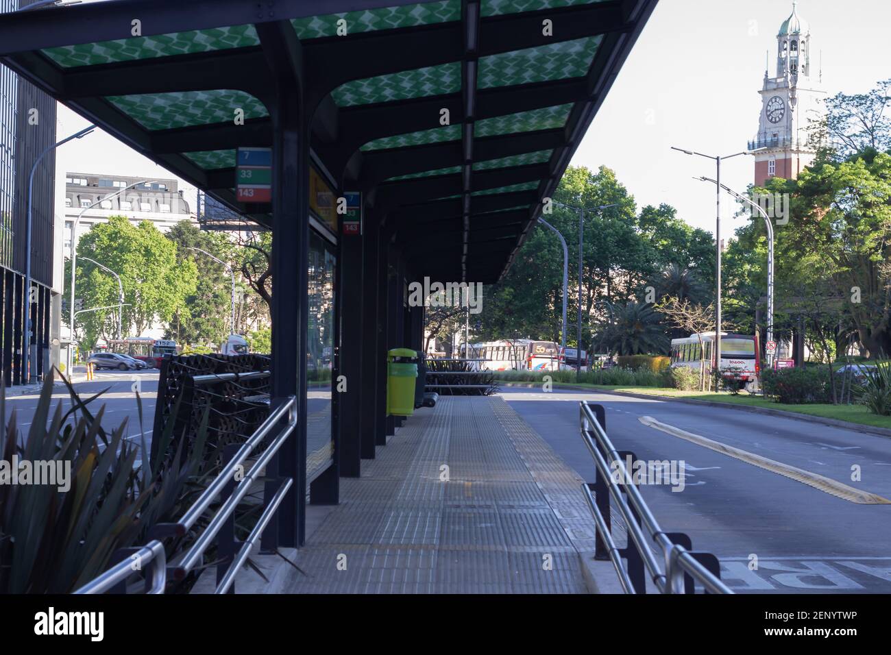 Coronavirus bus stop hi-res stock photography and images - Alamy