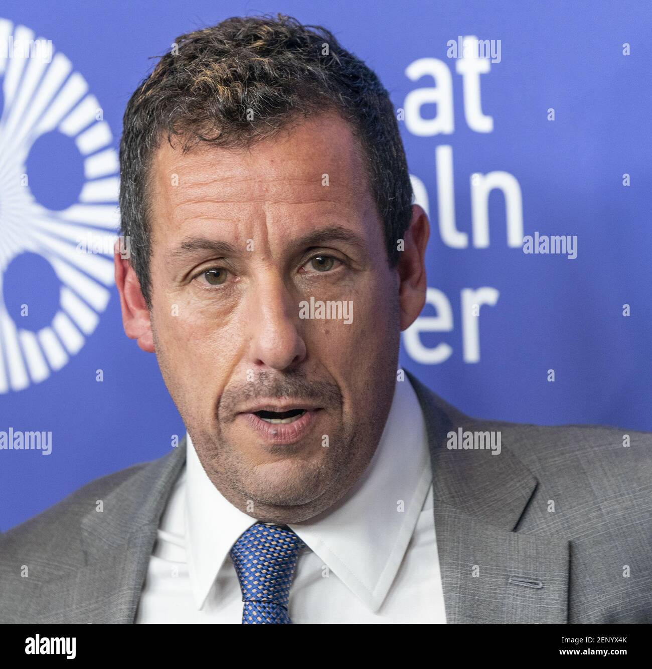 Adam Sandler attends the Uncut Gems premiere during 57th New York Film ...