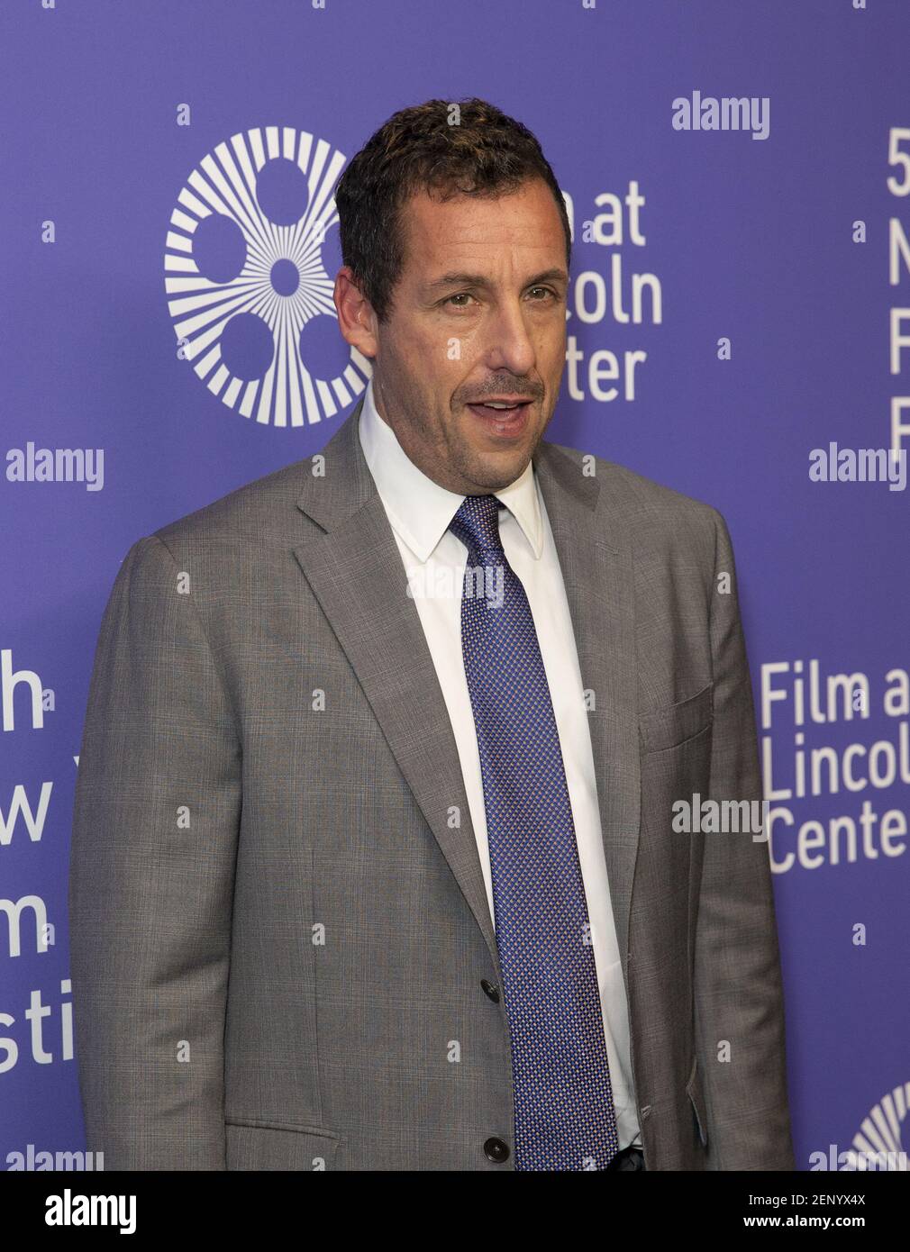 Adam Sandler attends the Uncut Gems premiere during 57th New York Film ...