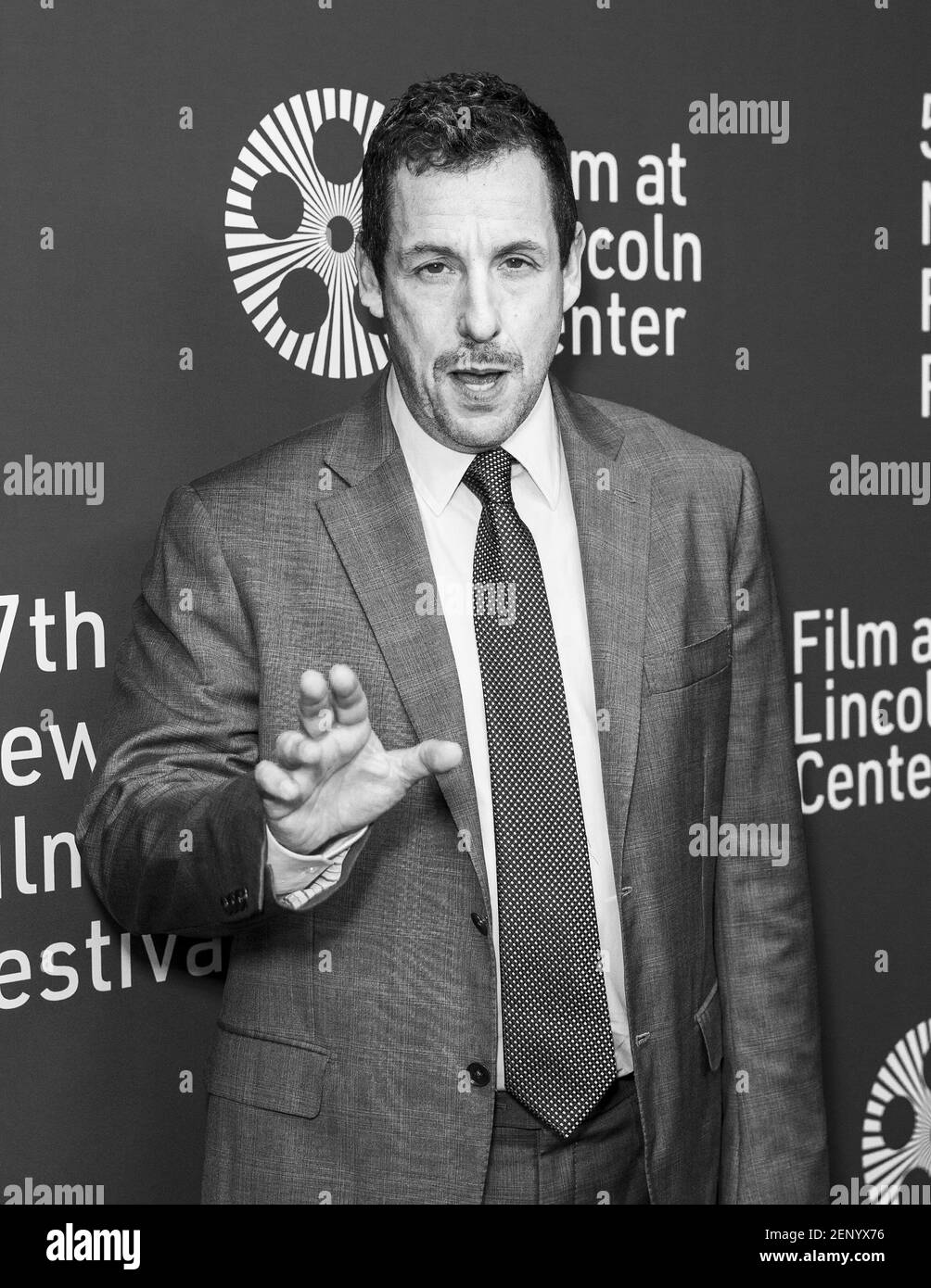Adam Sandler attends the Uncut Gems premiere during 57th New York Film ...
