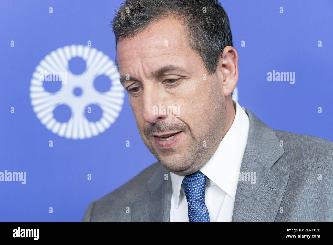 Adam Sandler attends the Uncut Gems premiere during 57th New York Film ...