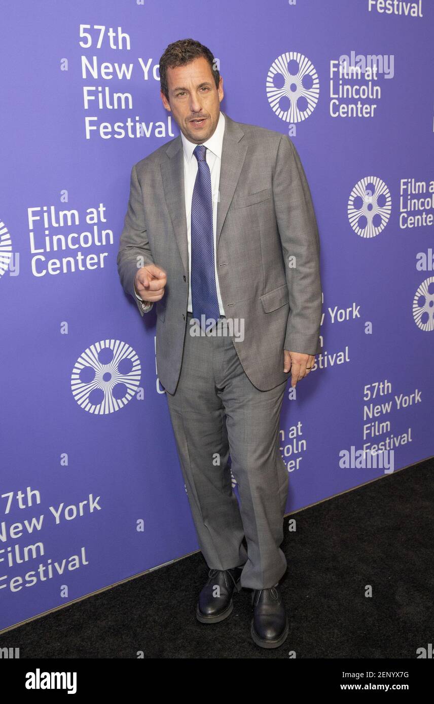Adam Sandler attends the Uncut Gems premiere during 57th New York Film ...