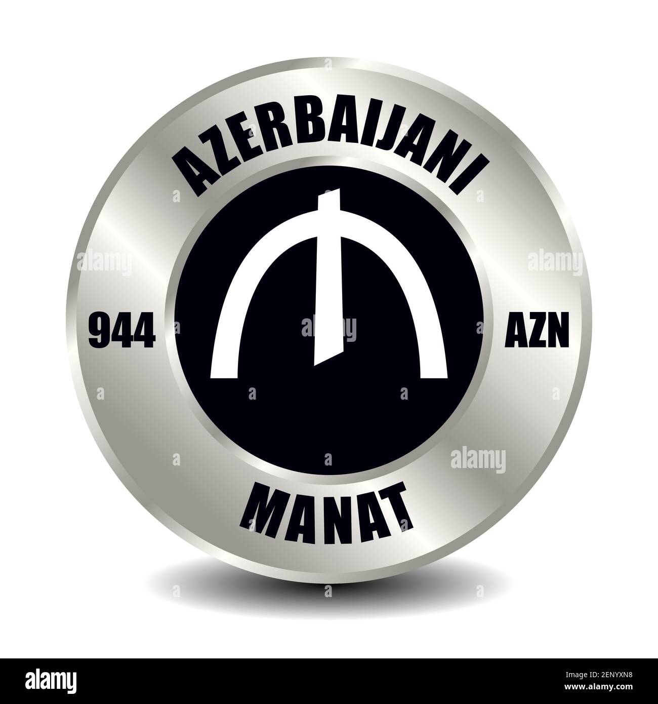 The currency of azerbaijan Stock Vector Images - Alamy