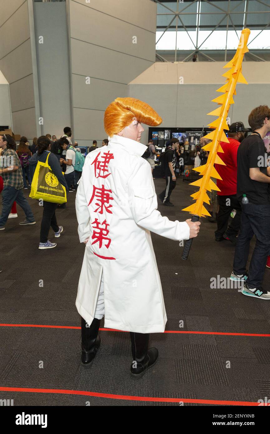 Cosplayer poses during New York Comic Con at Jacob Javits Center (Photo ...