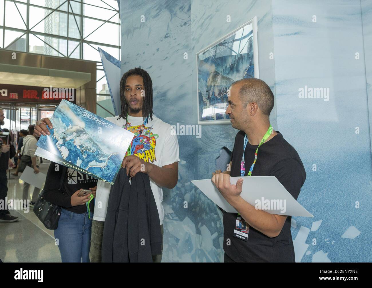 Cosplayers displays prints made for Snowpiercer series by Tomorrow ...