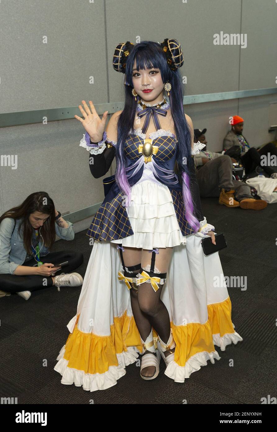 Cosplayer poses during New York Comic Con at Jacob Javits Center (Photo ...