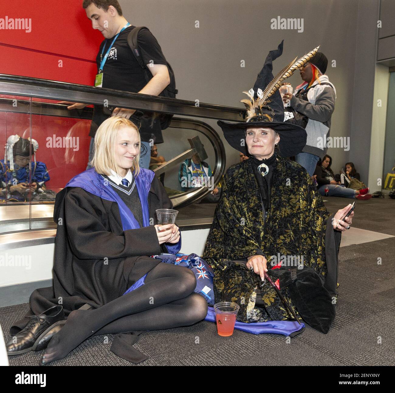 Cosplayers pose during New York Comic Con at Jacob Javits Center (Photo ...