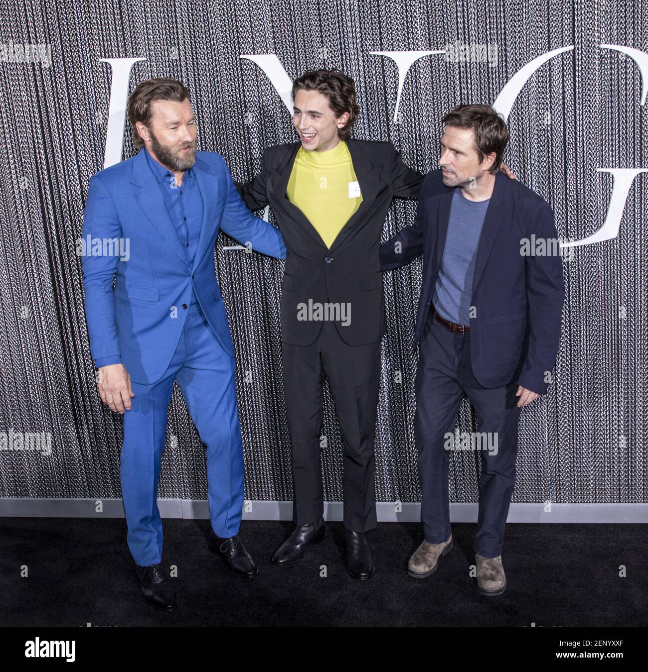 Joel Edgerton, Timothée Chalamet and David Michod attend the New York ...