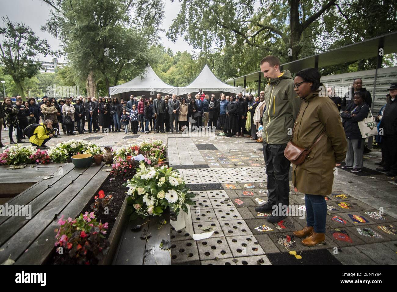 AMSTERDAM, 04-10-2019, Memorial for the disaster in 1994 when a cargo ...