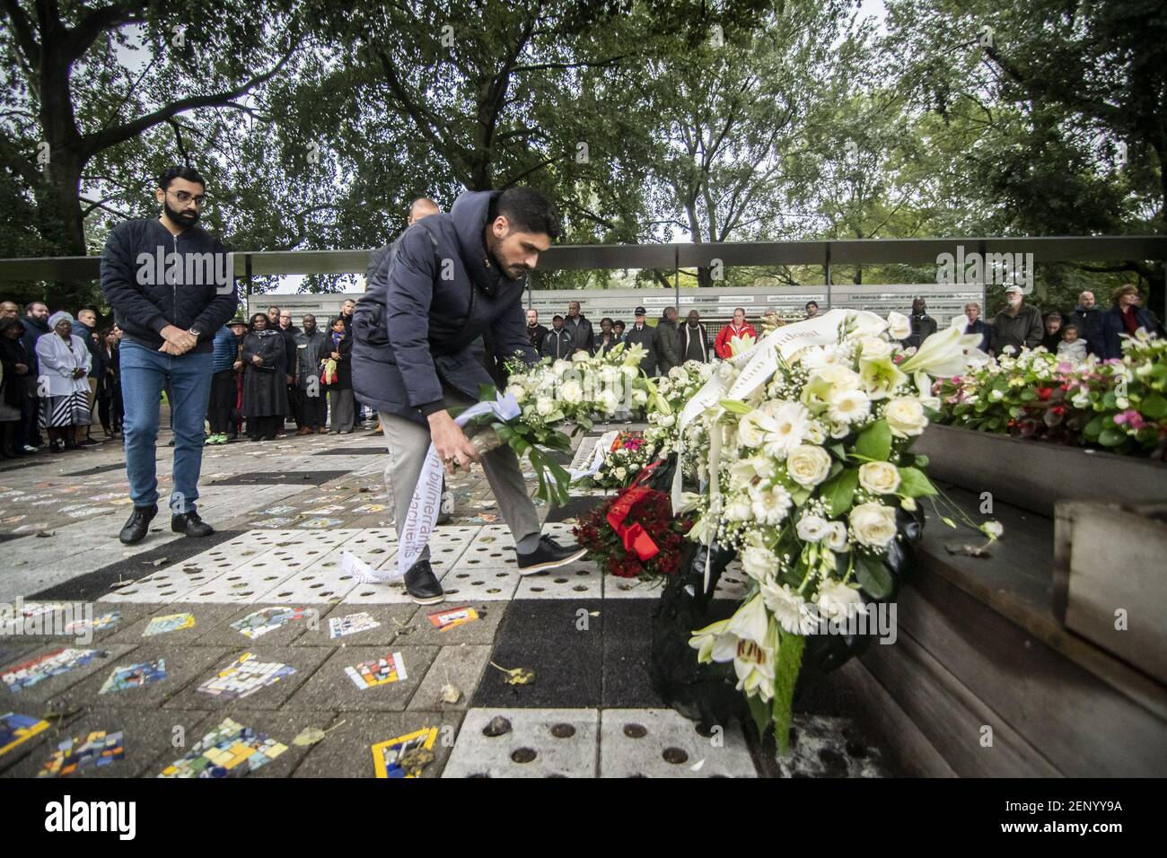 AMSTERDAM, 04-10-2019, Memorial for the disaster in 1994 when a cargo ...