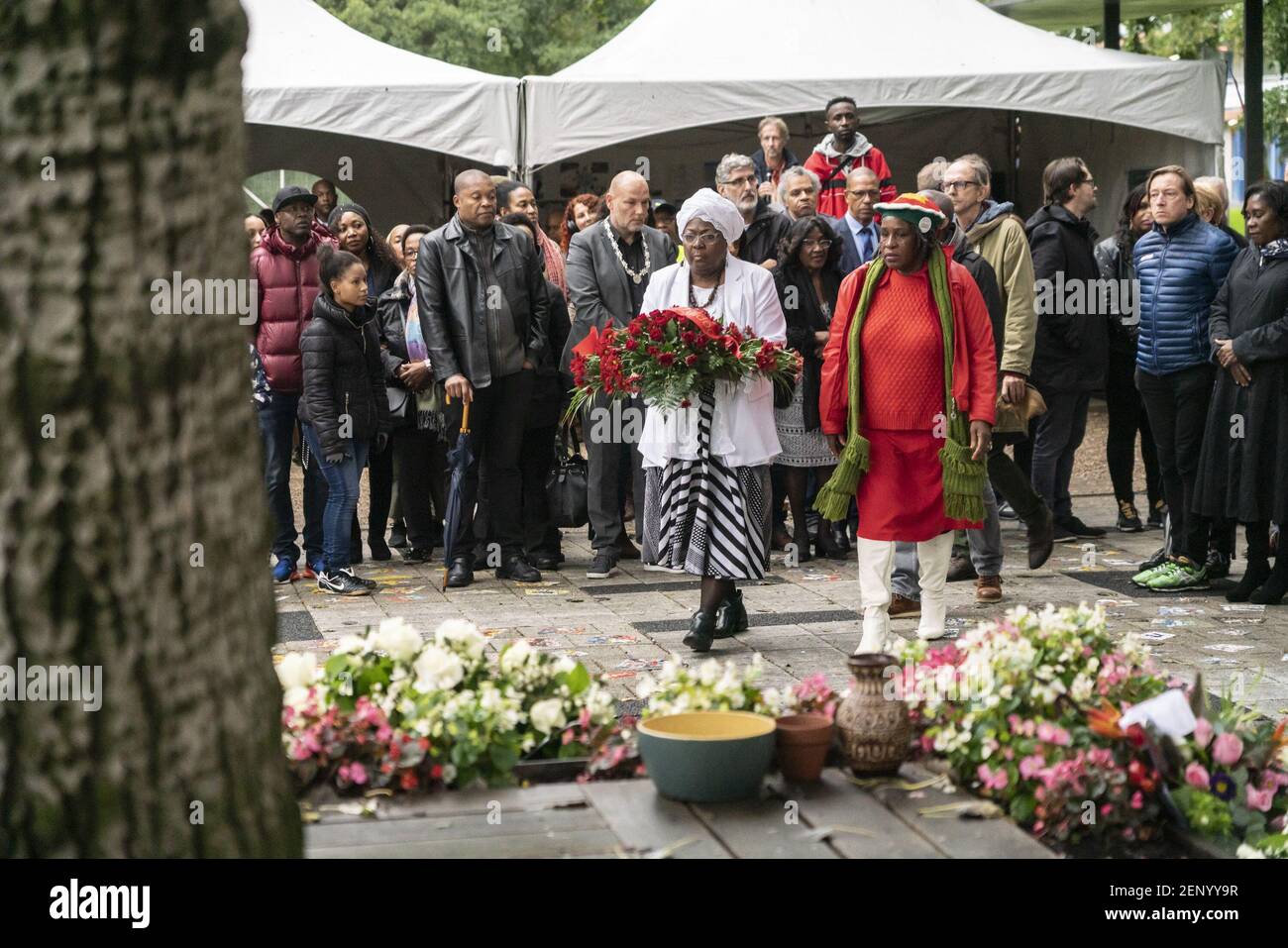 AMSTERDAM, 04-10-2019, Memorial for the disaster in 1994 when a cargo ...