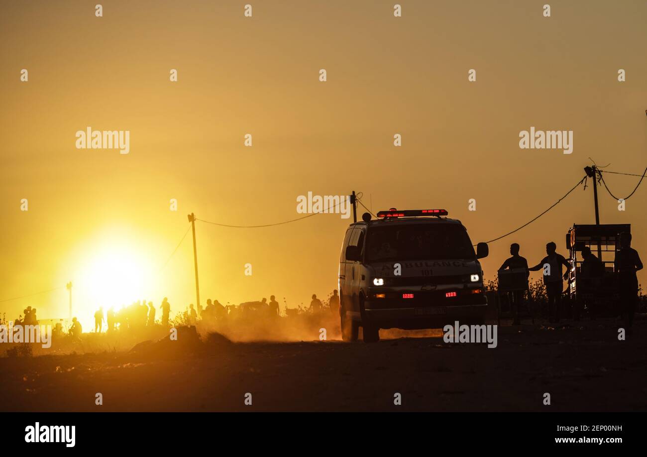 Palestinian protesters during the clashes after Friday protests at the ...