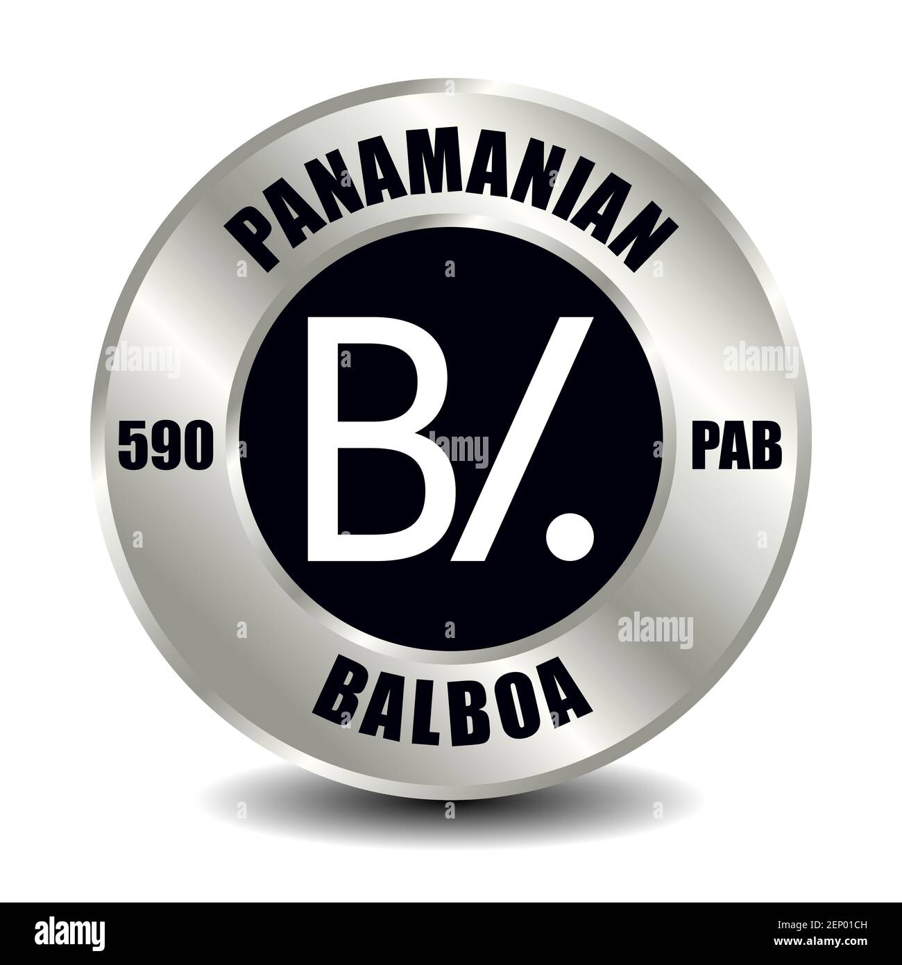 Panama coin Stock Vector Images - Alamy