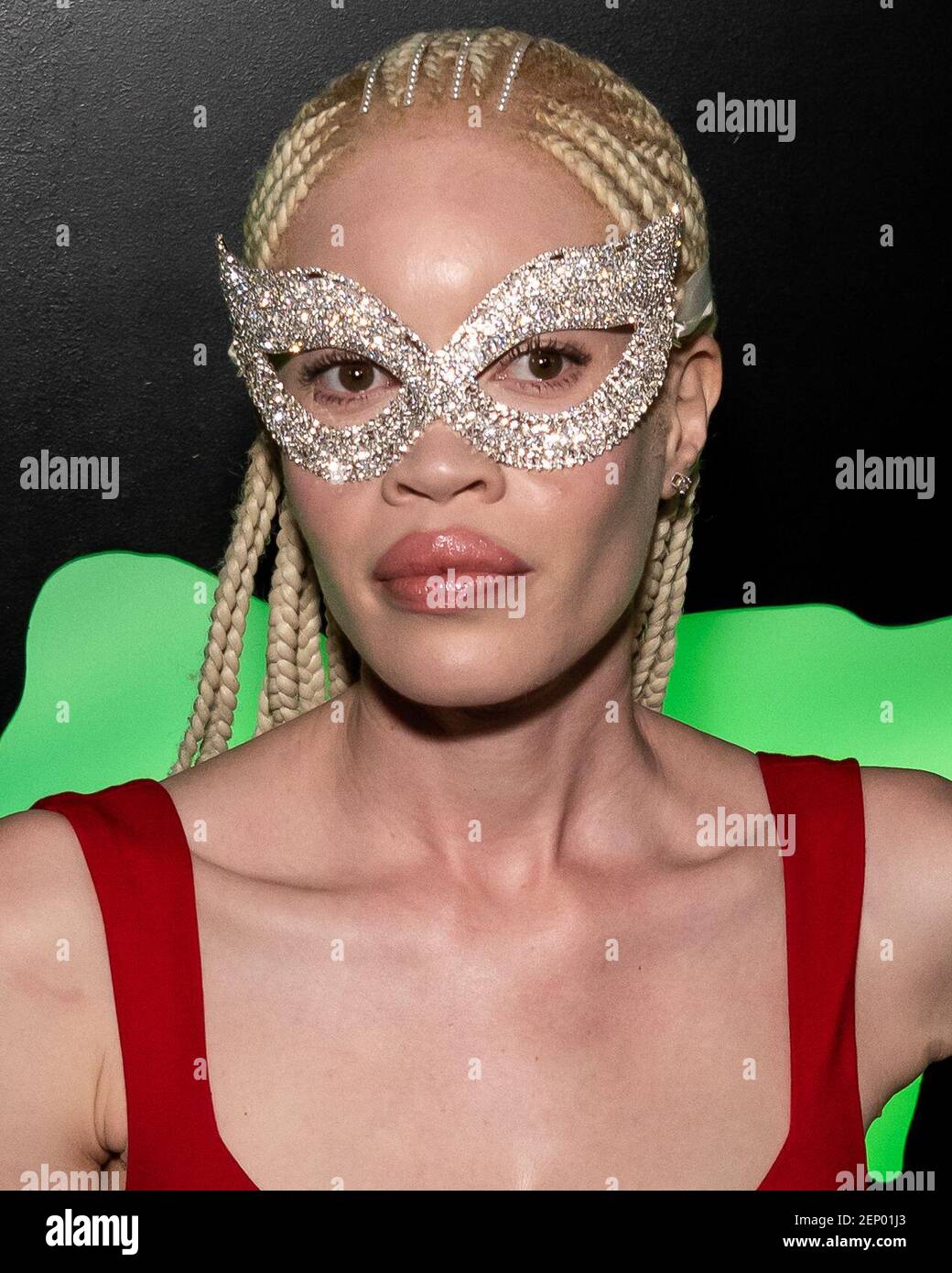 Model Diandra Forrest attends Hulu's "Huluween" kick-off celebration to ...