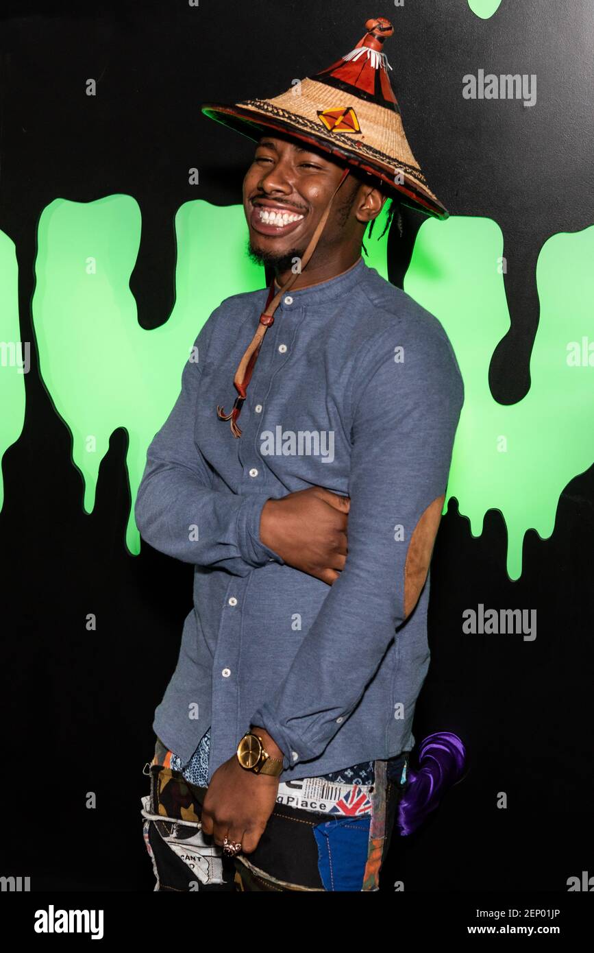 Actor TJ Atoms attends Hulu's "Huluween" kick-off celebration to ...