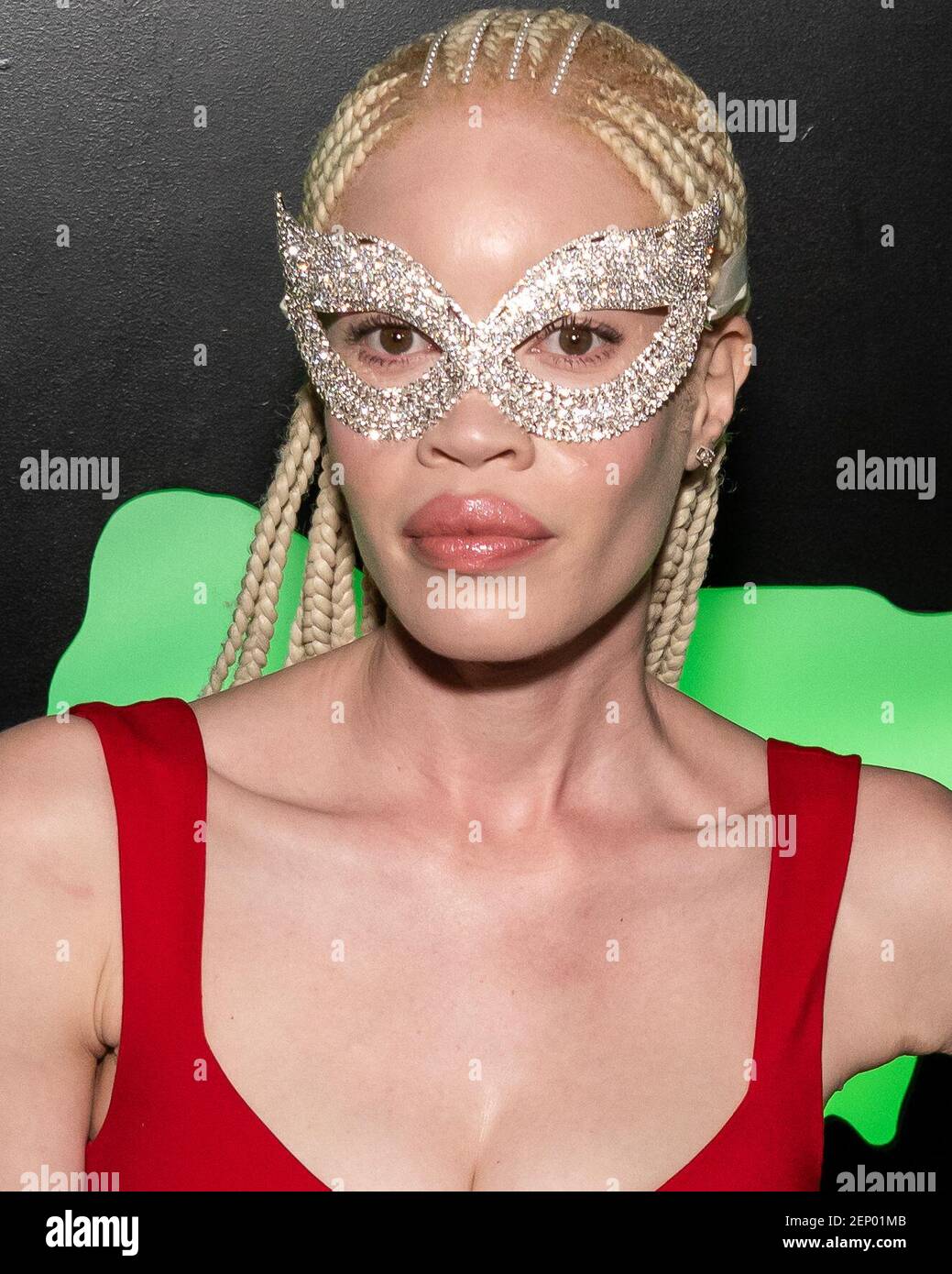 Model Diandra Forrest attends Hulu's "Huluween" kick-off celebration to ...