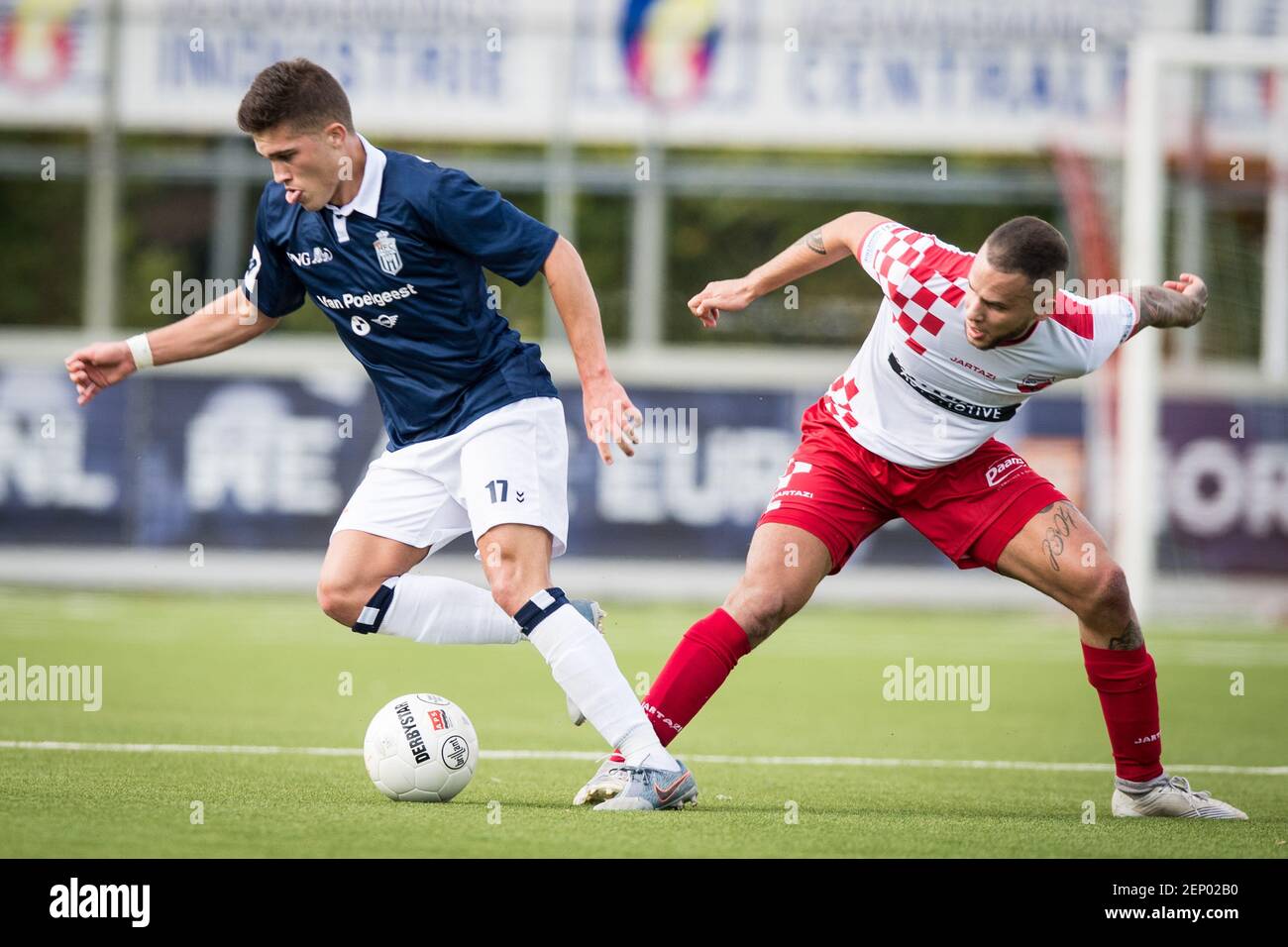 WERKENDAM, 05-10-2019, Sportpark de Zwaaier, Tweede Divisie football ...