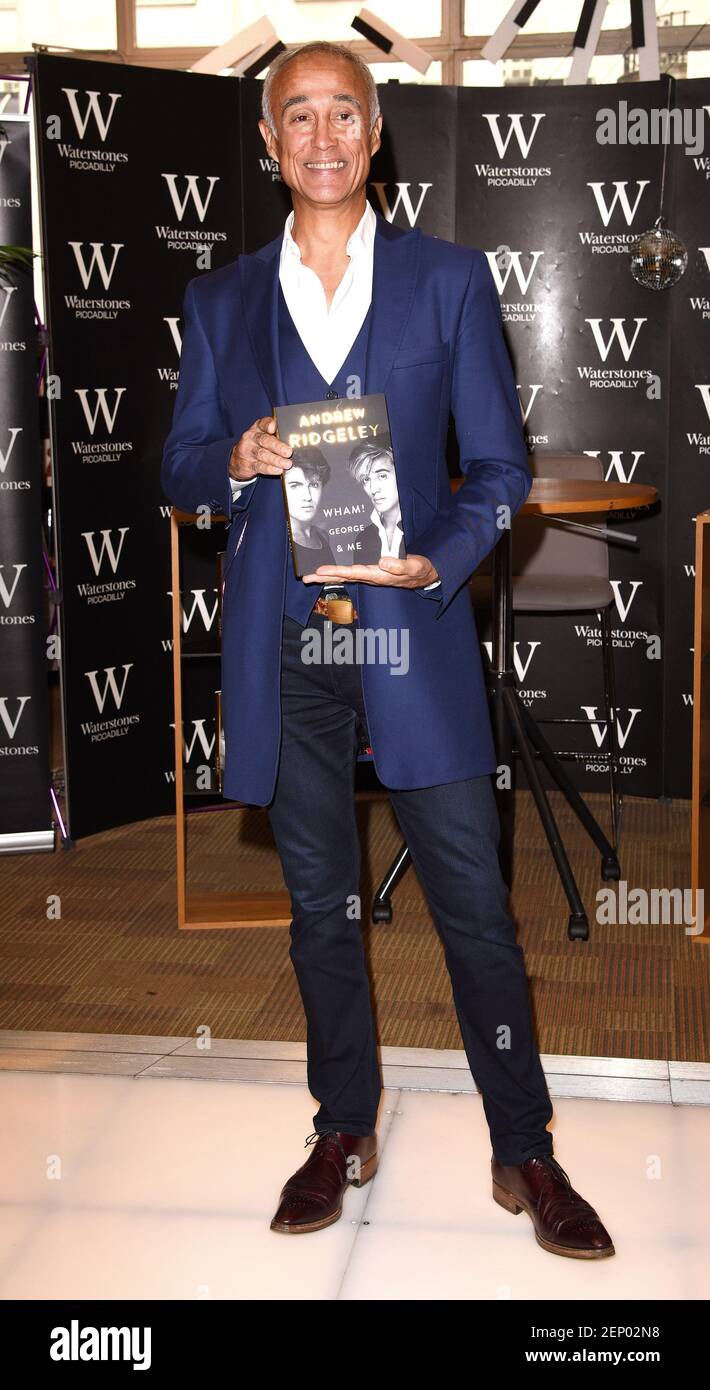 Andrew Ridgeley attends a book signing for 'Wham! George & Me' at ...