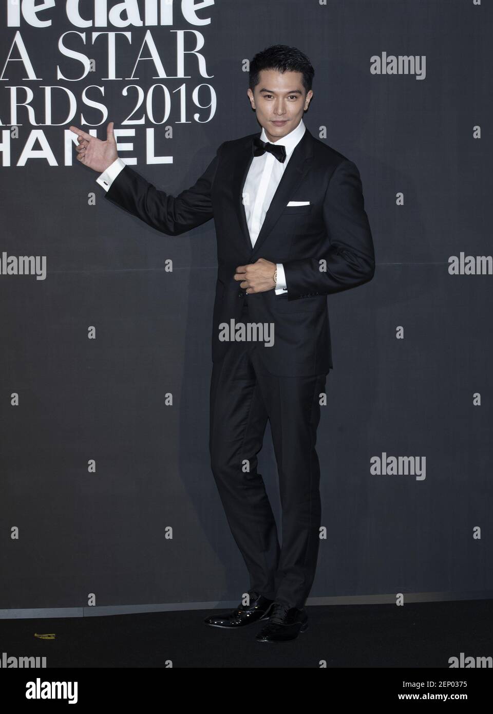 Taiwanese actor Roy Chiu, attend red carpet for the 8th BIFF with Marie ...