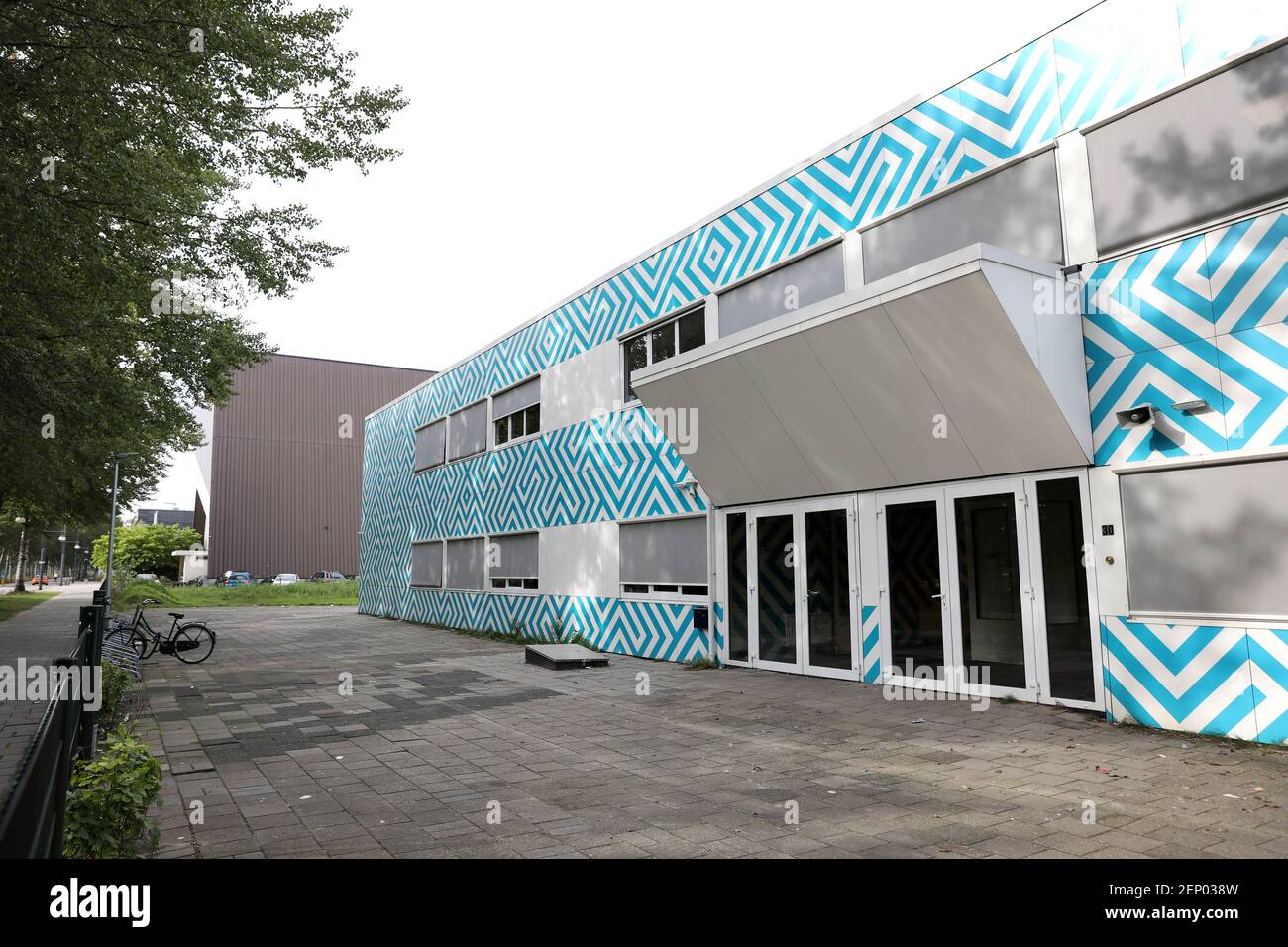 AMSTERDAM. 05-10-2019. Cornelius Haga Lyceum. Exterior of the Cornelius ...
