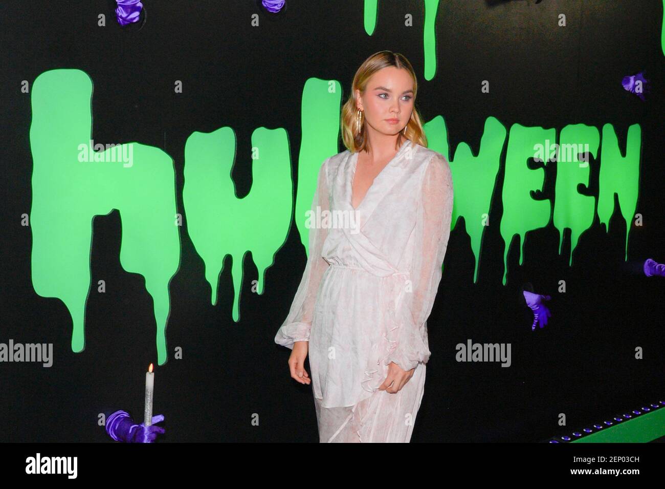 Liana Liberato attends the Huluween Celebration at Town Stages in New ...
