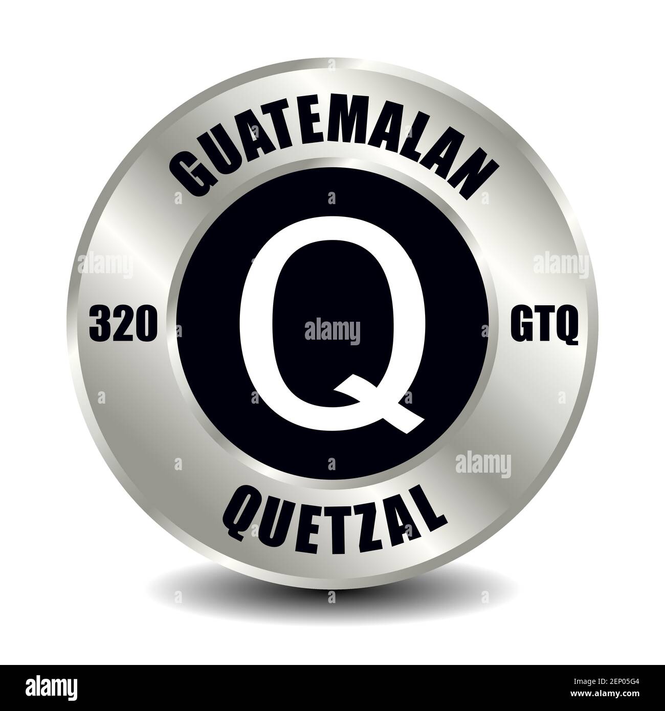 Guatemala quetzal currency sign Stock Vector Images - Alamy