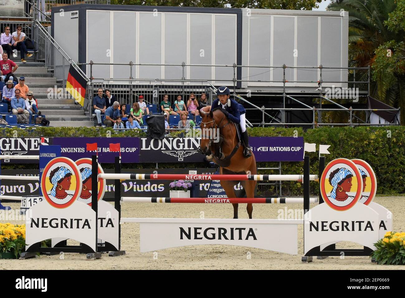Japanese professional rider Koki Saito participates during the Queen's ...