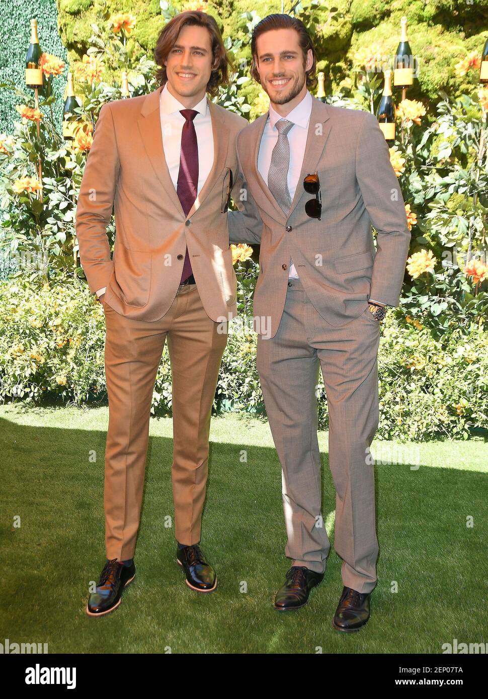 (L-R) Zach Stenmark and Jordan Stenmark at the 10th Annual Veuve ...
