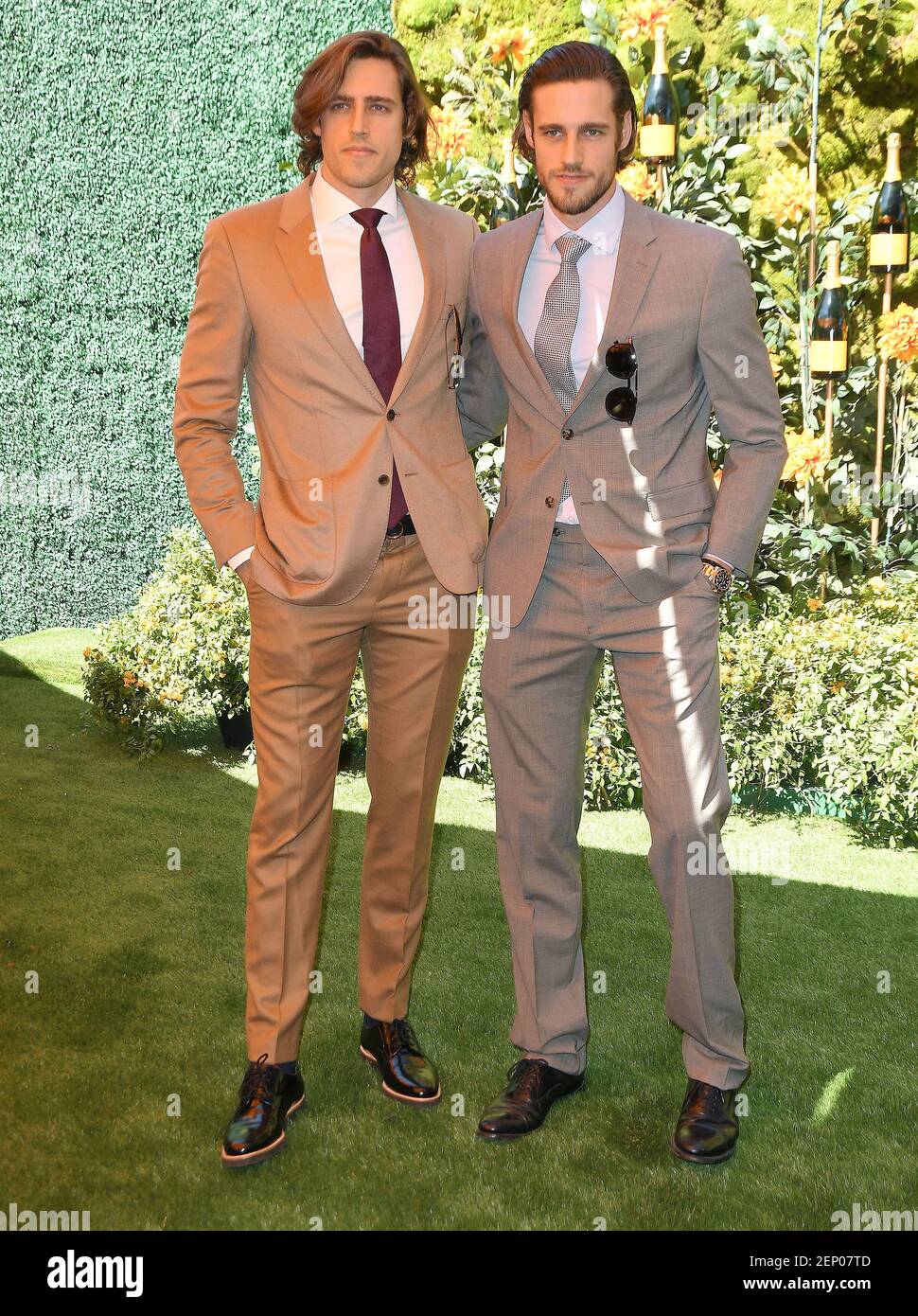 (L-R) Zach Stenmark and Jordan Stenmark at the 10th Annual Veuve ...