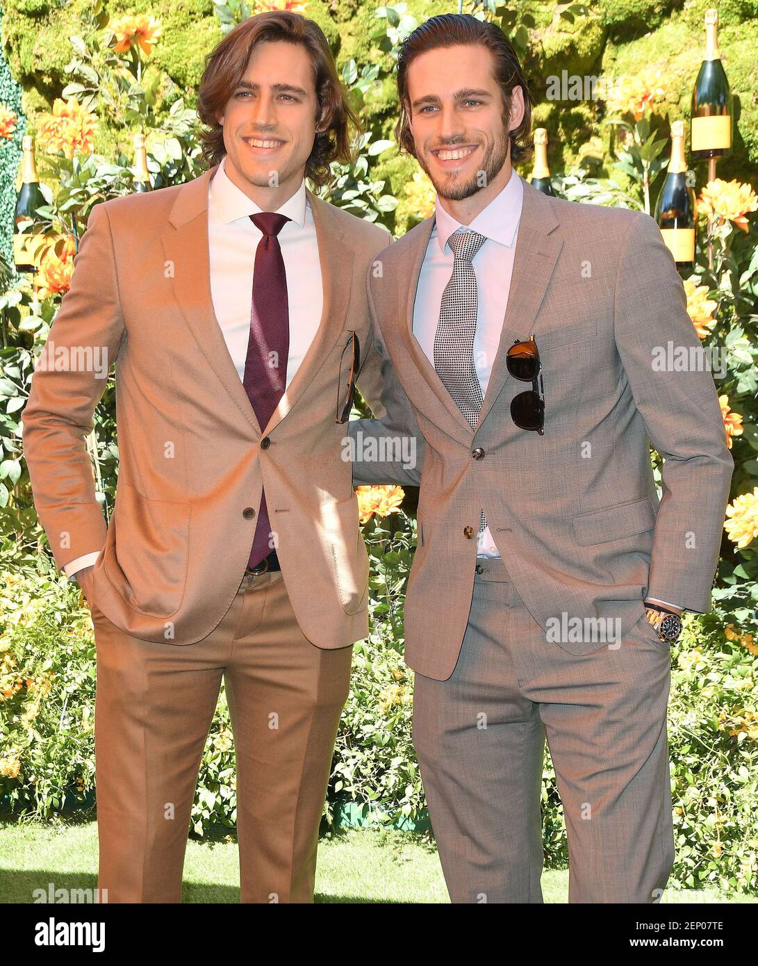 (L-R) Zach Stenmark and Jordan Stenmark at the 10th Annual Veuve ...