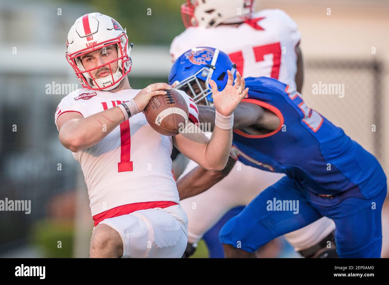 October 5, 2019: Incarnate Word Cardinals quarterback Jon Copeland (1 ...