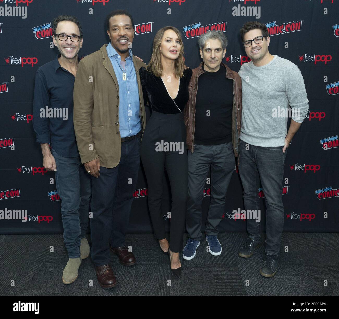 The cast and crew attend presser for Lincoln Rhyme by Universal ...