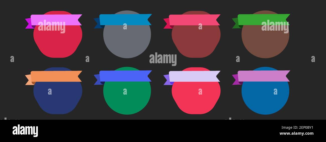 Set blank offer tag isolated, vector illustration Stock Vector Image ...