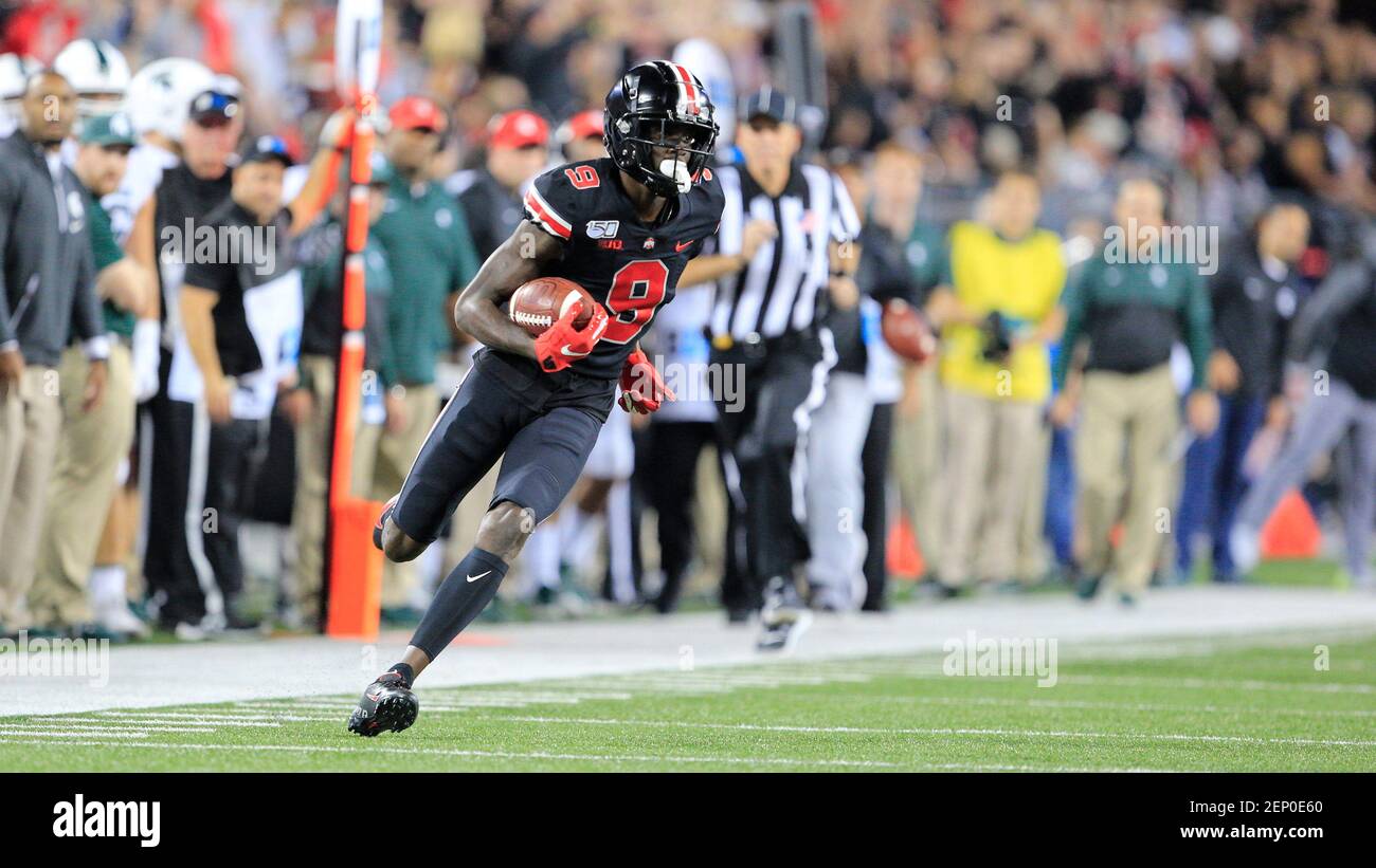 October 5, 2019: Ohio State Buckeyes wide receiver Binjimen Victor (9 ...