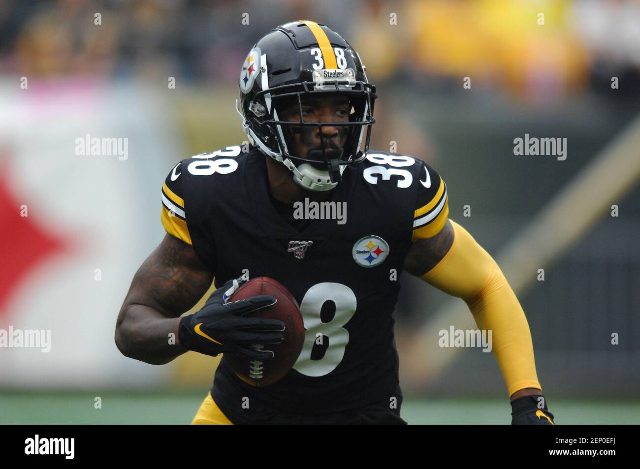 October 6th, 2019: Jaylen Samuels #38 during the Pittsburgh Steelers vs ...