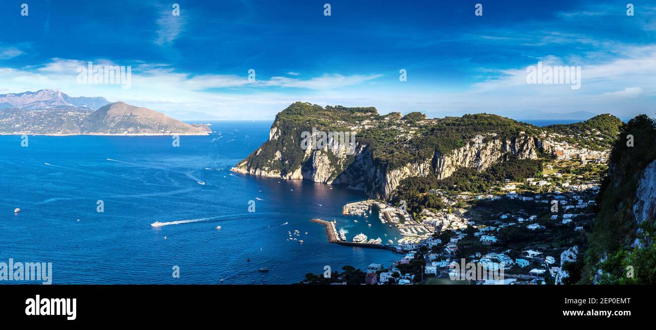 Capri sunset summer hi-res stock photography and images - Alamy