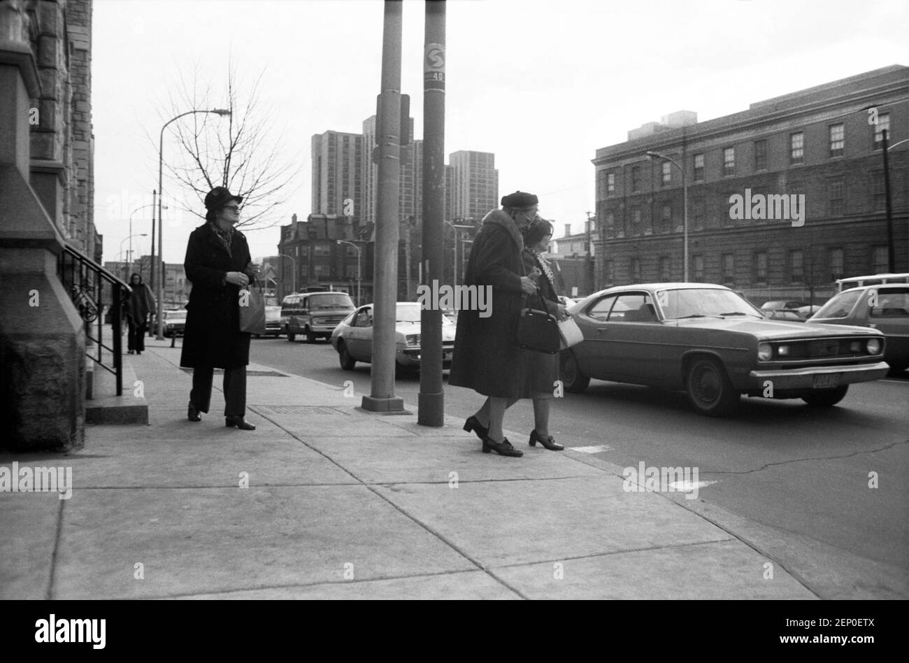 Street scene. Philadelphia, USA, 1976 Stock Photo - Alamy