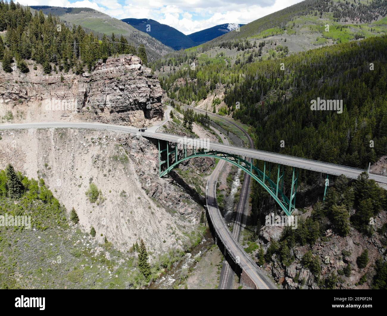 Red Cliff Arch Bride, Red Cliff, CO Stock Photo - Alamy