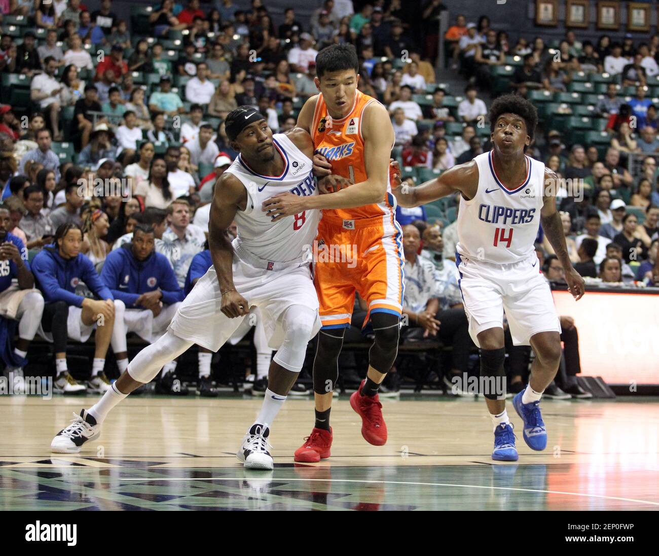 October 6, 2019 - Los Angeles Clippers forward Maurice Harkless #8 and ...