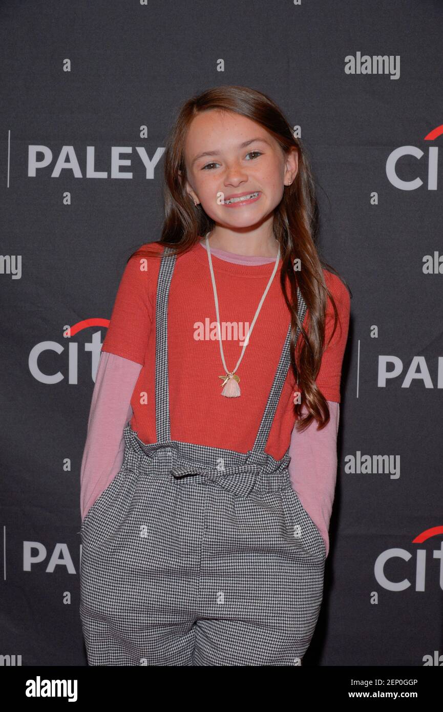 Actress Cailey Fleming attends The Walking Dead, PaleyFest New York at ...