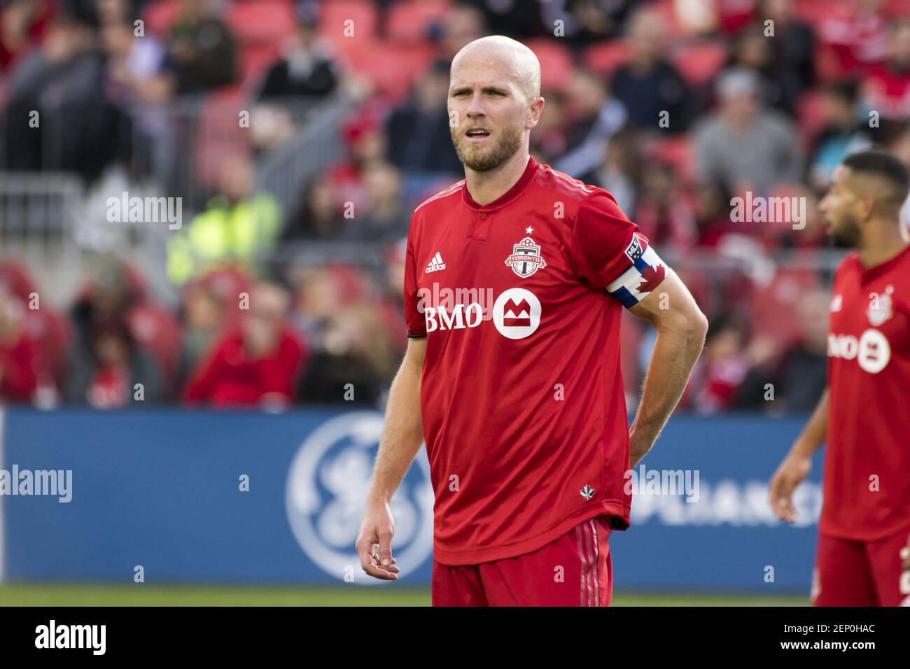 Michael Bradley (4) in action during the MLS (Major League Soccer) game ...