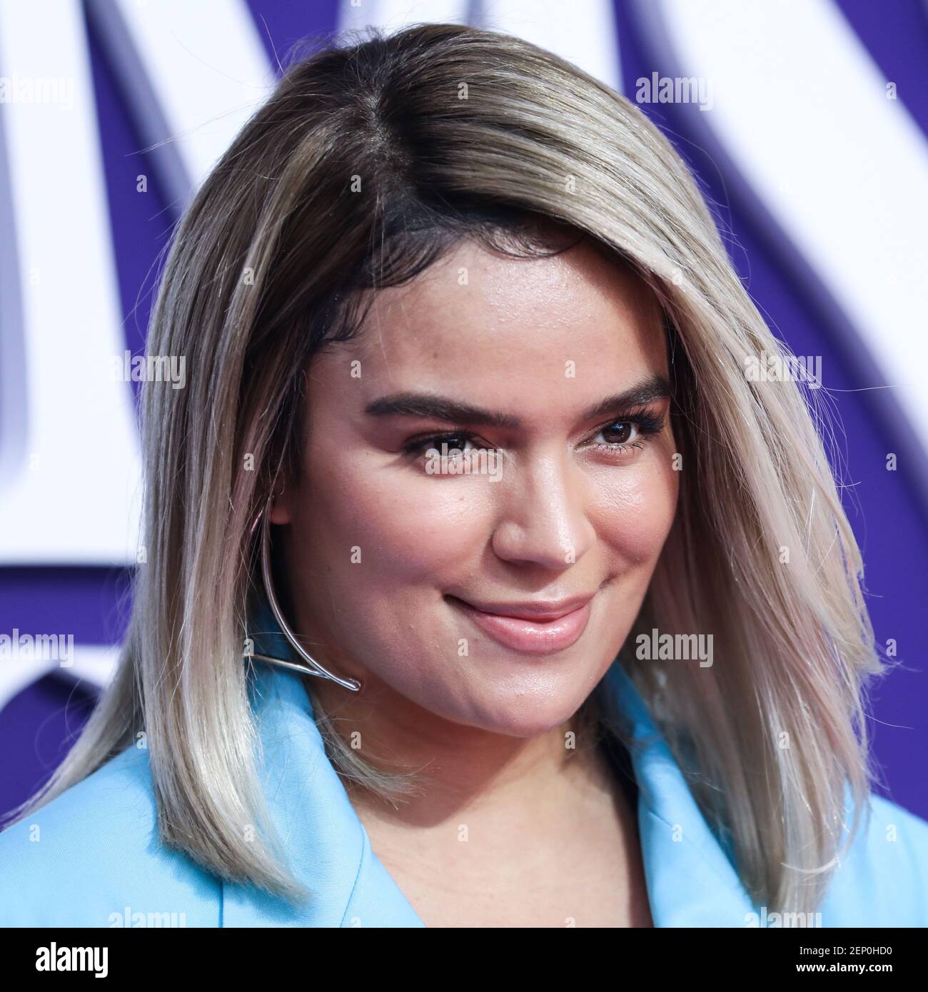 CENTURY CITY, LOS ANGELES, CALIFORNIA, USA - OCTOBER 06: Singer Karol G ...