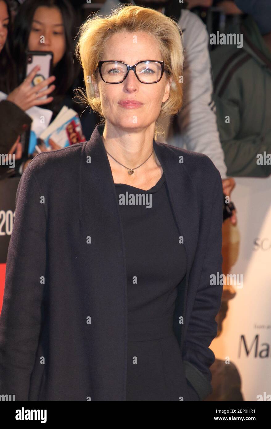 Gillian Anderson attends The BFI 63rd London Film Festival Mayfair ...