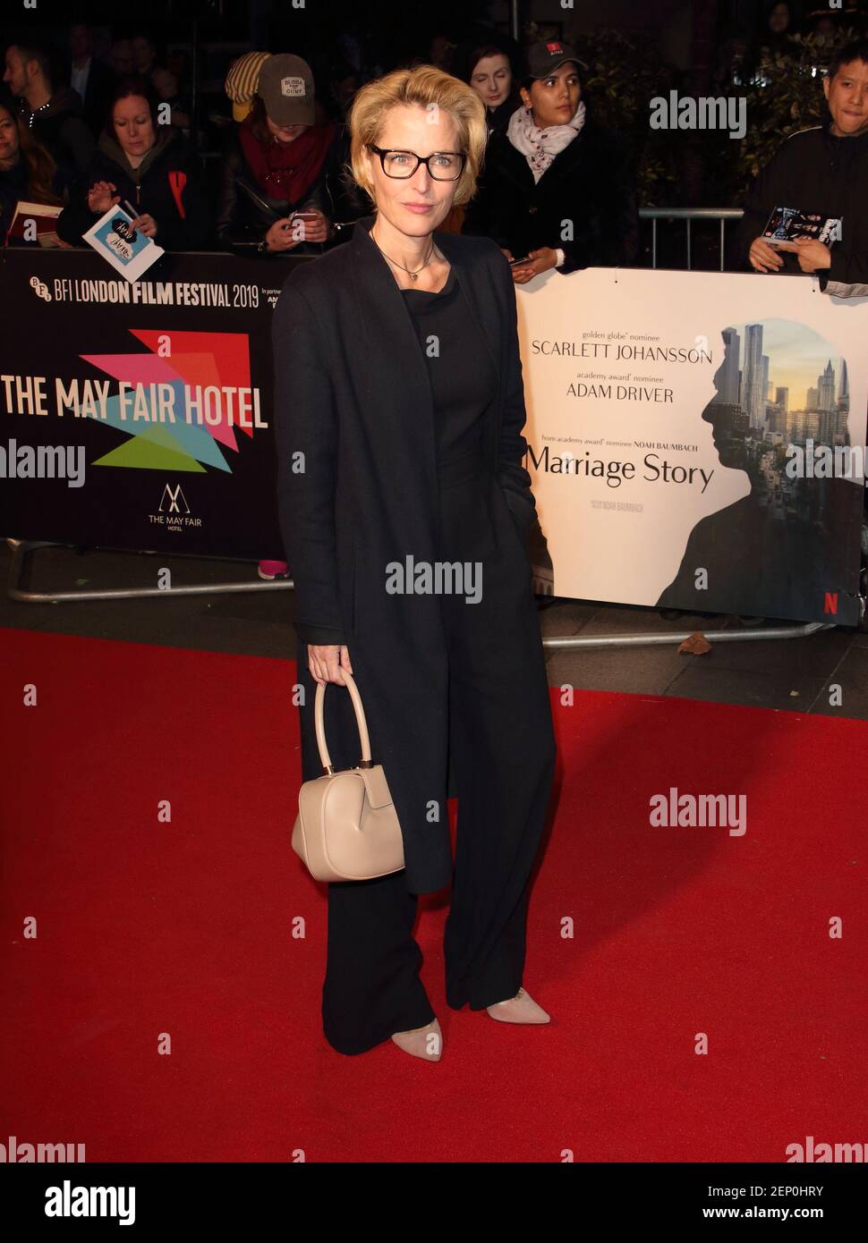 Gillian Anderson attends The BFI 63rd London Film Festival Mayfair ...