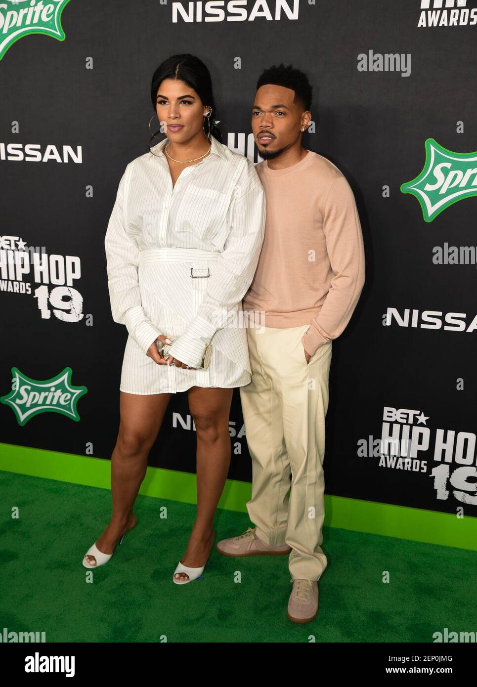Chance The Rapper and his Wife on the Carpet for BET 2019 Hip Hop ...