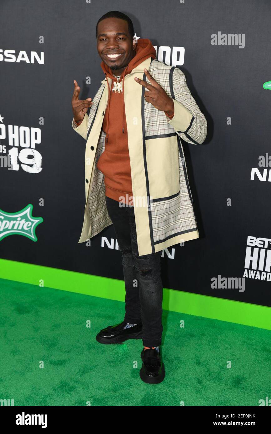 Hip Hop / Rap Artist Jaquae on the Carpet for BET 2019 Hip Hop Awards ...