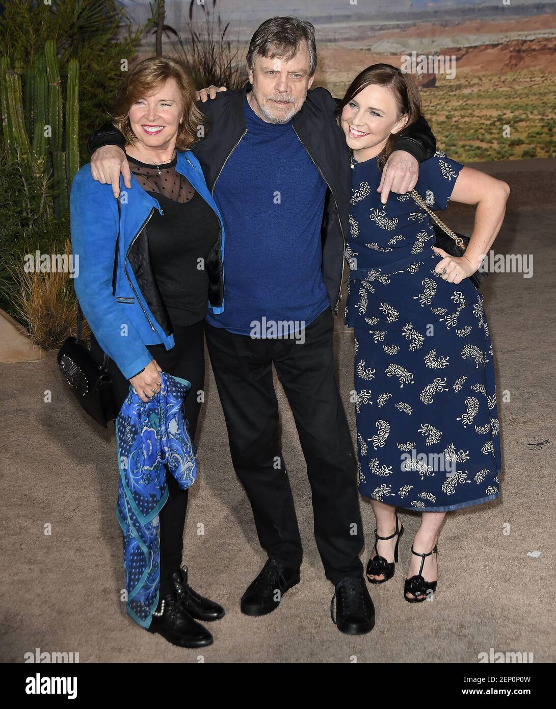 (L-R) Marilou York, Mark Hamill and Chelsea Hamill at Netflix's EL ...