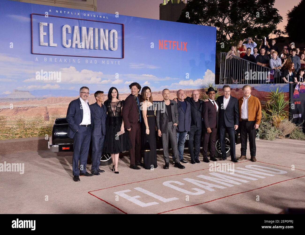 (L-R) Vince Gilligan, Charles Baker, Krysten Ritter, Matt Jones, Betsy ...